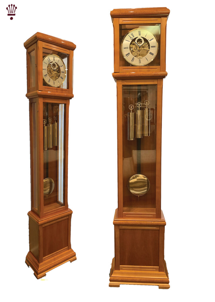 Cherry Grandfather Clock BilliB - The Clock Specialists