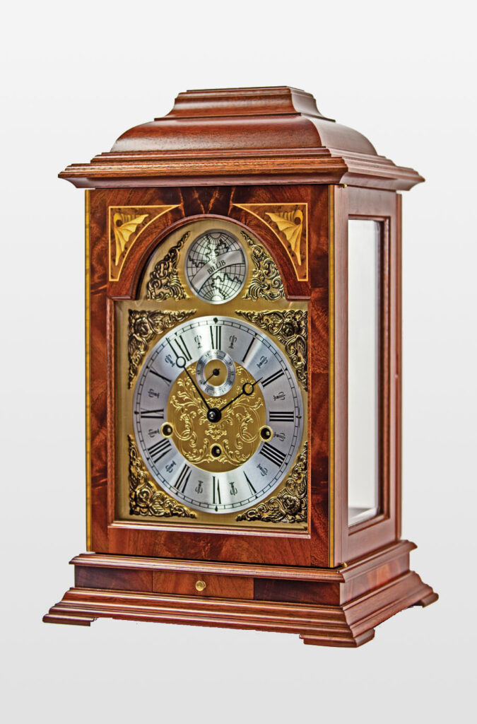 Heirloom English Style Mahogany Mantel Clock - Billib.co.uk