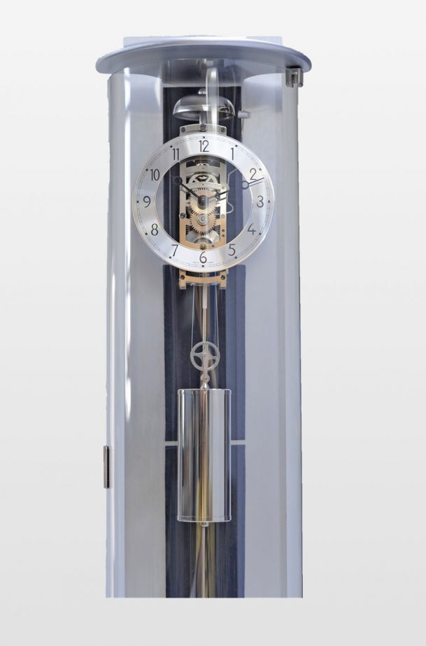 Copenhagen Aluminium Slate Contemporary Wall Clock - Billib.co.uk